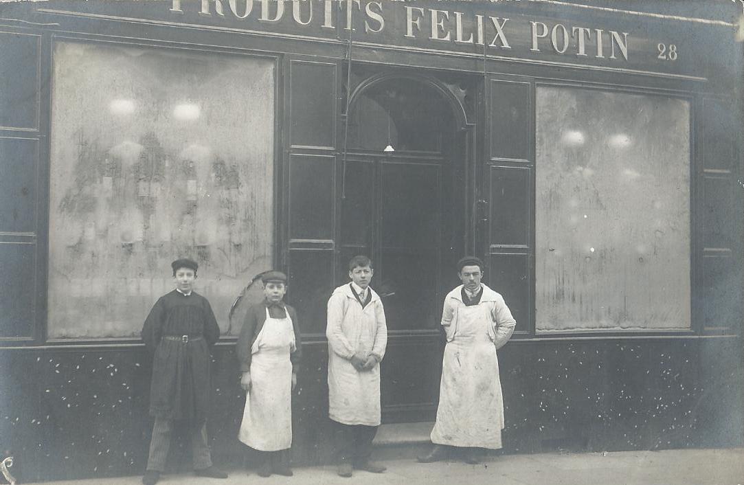 Carte Photo - Produits Felix Potin Paris
