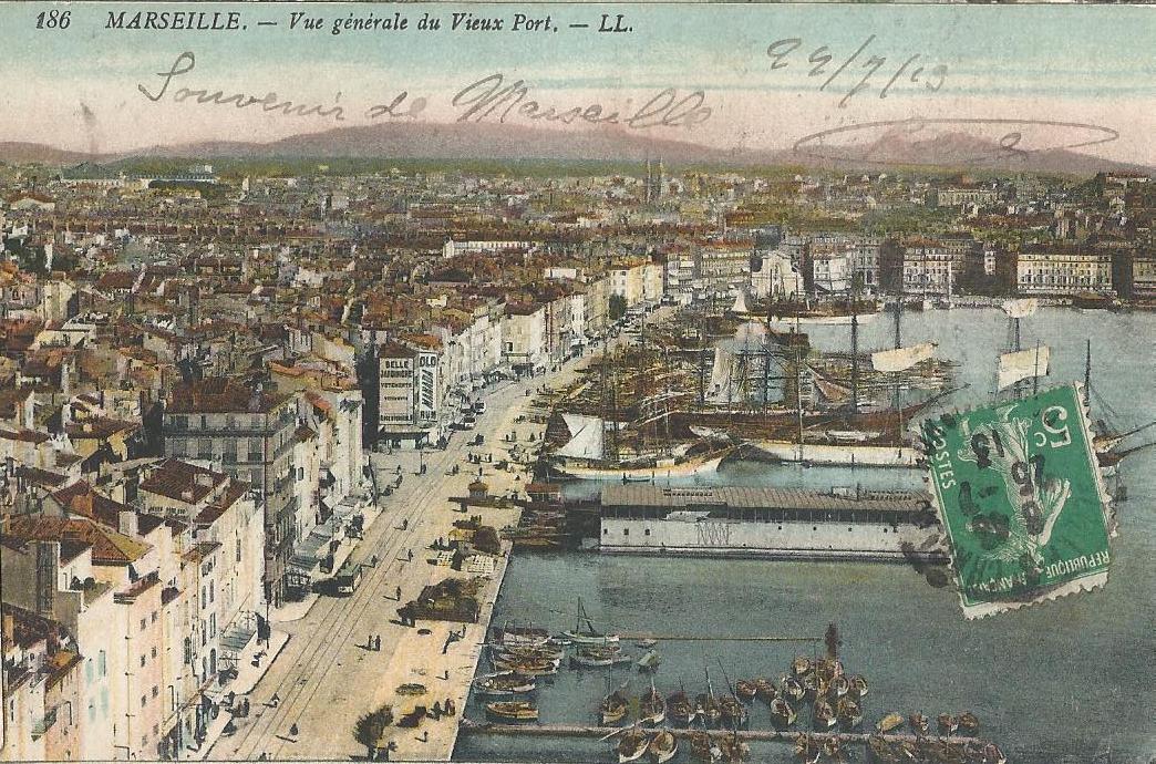 Marseille - Vue Générale du Vieux Port